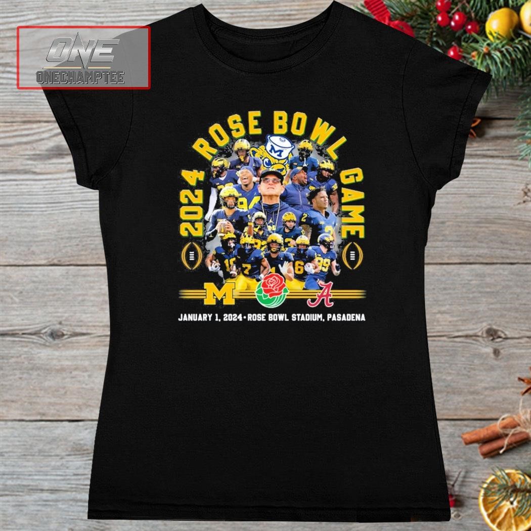 2024 Rose Bowl Michigan Wolverines Vs Alabama Crimson Tide January 1 ...