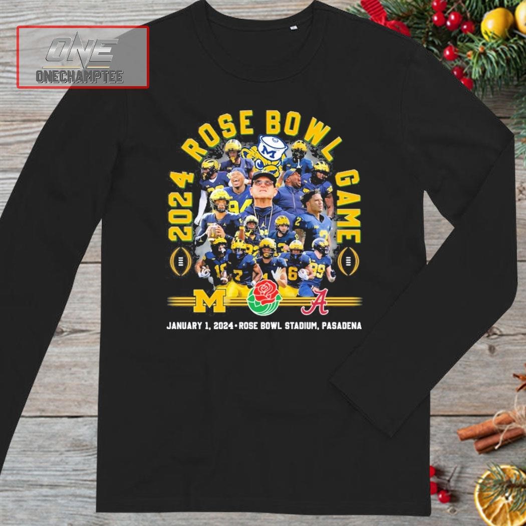 2024 Rose Bowl Michigan Wolverines Vs Alabama Crimson Tide January 1 ...