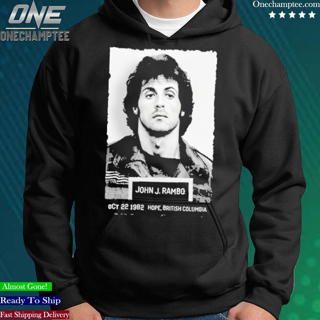 Bo Loudon Wearing John Rambo Mugshot T-shirts, hoodie, long sleeve tee