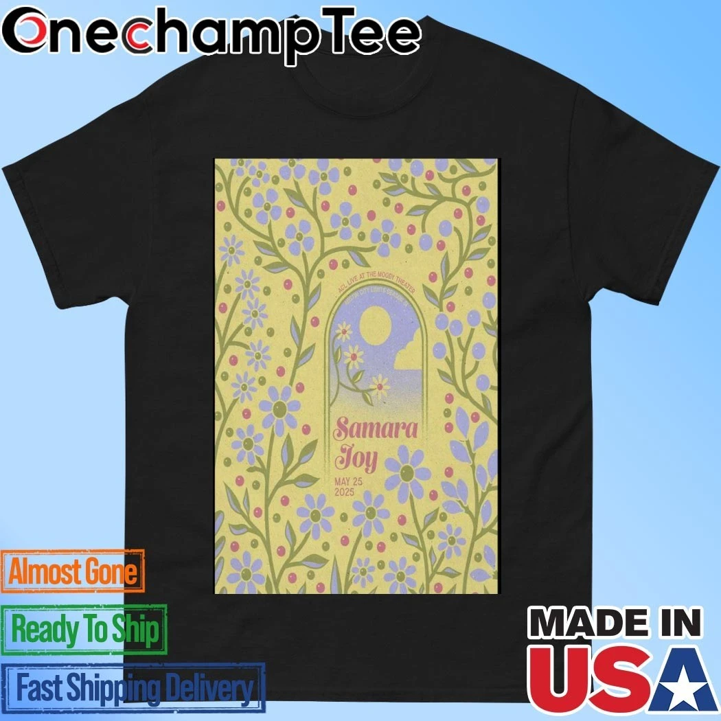 Official Samara Joy May 25 2025 Austin, TX Poster T-Shirt, hoodie, long ...