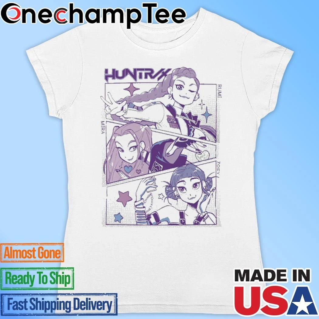 Original KPop Demon Hunters Merch Huntrix T-Shirt, hoodie, long sleeve tee