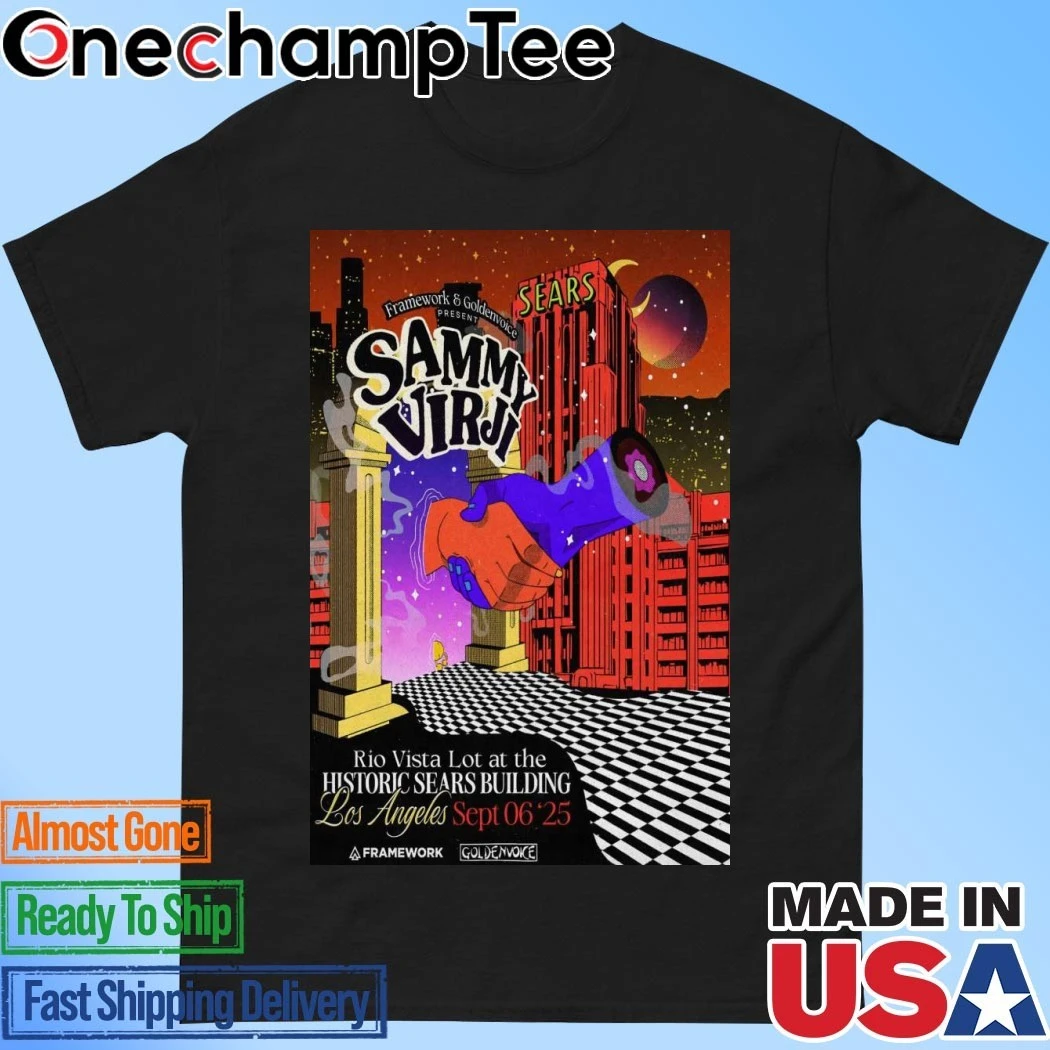 Original Sammy Virji Los Angeles CA Sept 6 2025 Poster T-Shirt, hoodie ...