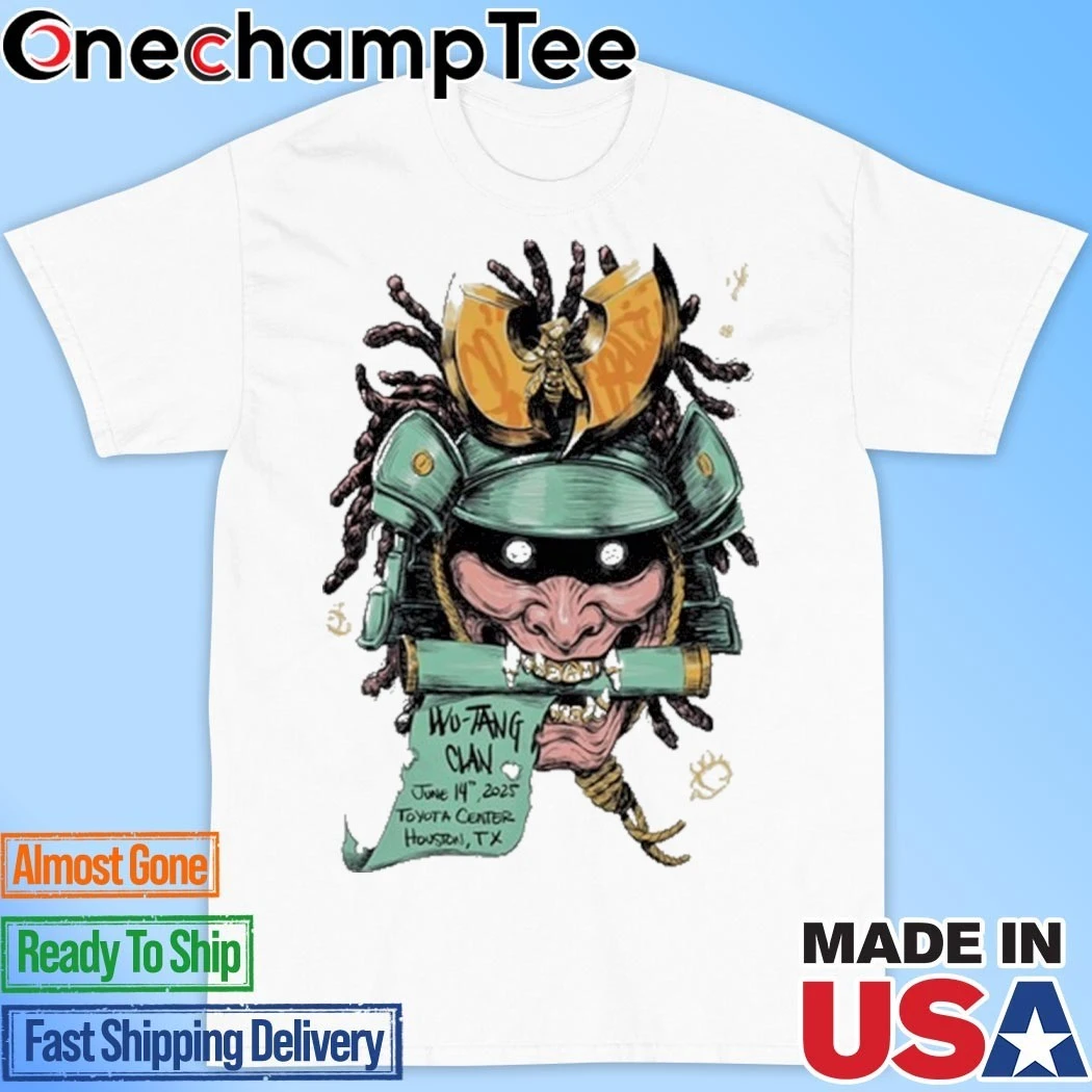 Original Wu Tang Clan Houston TX Jun 14 2025 T-Shirt, hoodie, long ...