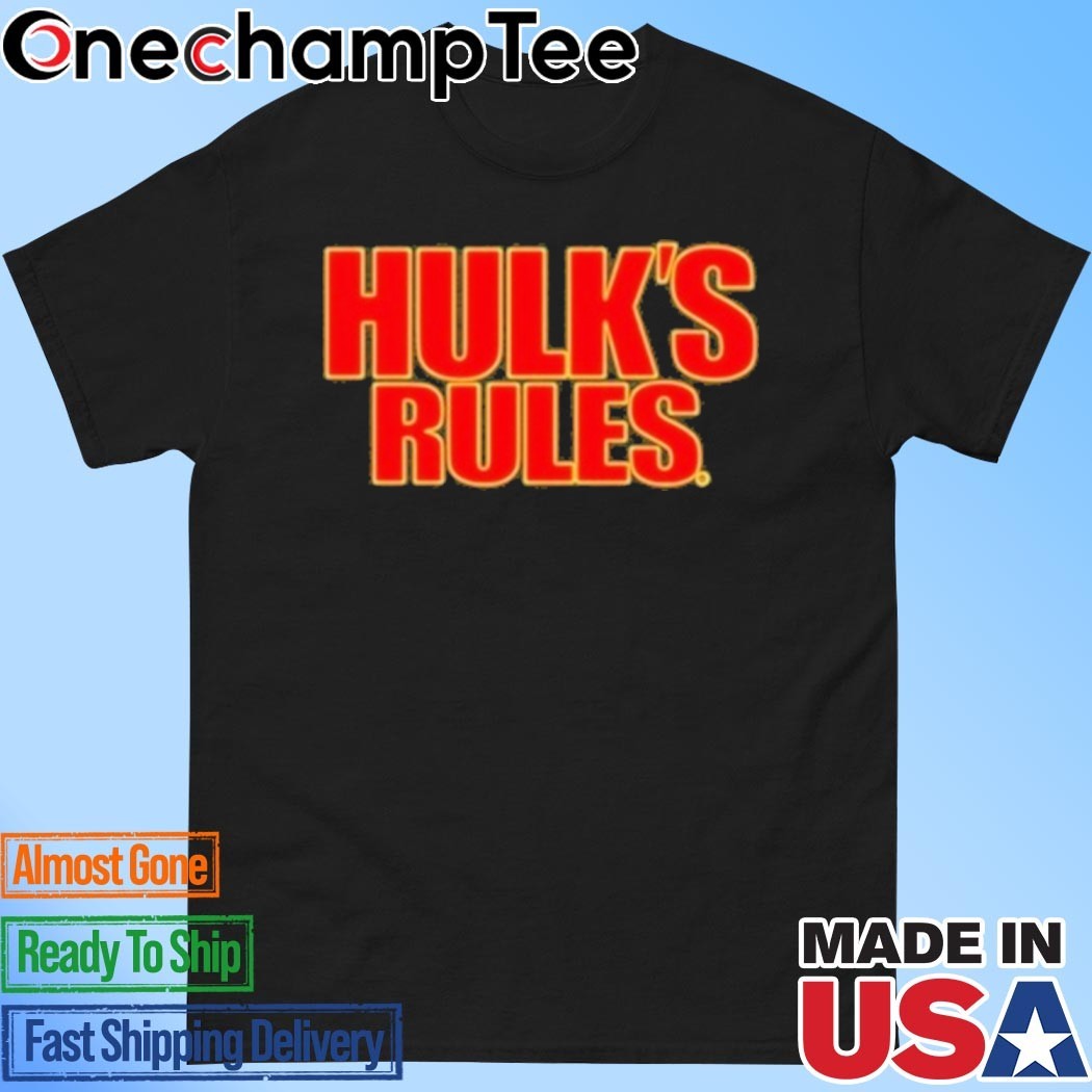 Original Hulk Hogan Hulks Rules T-Shirt, hoodie, long sleeve tee