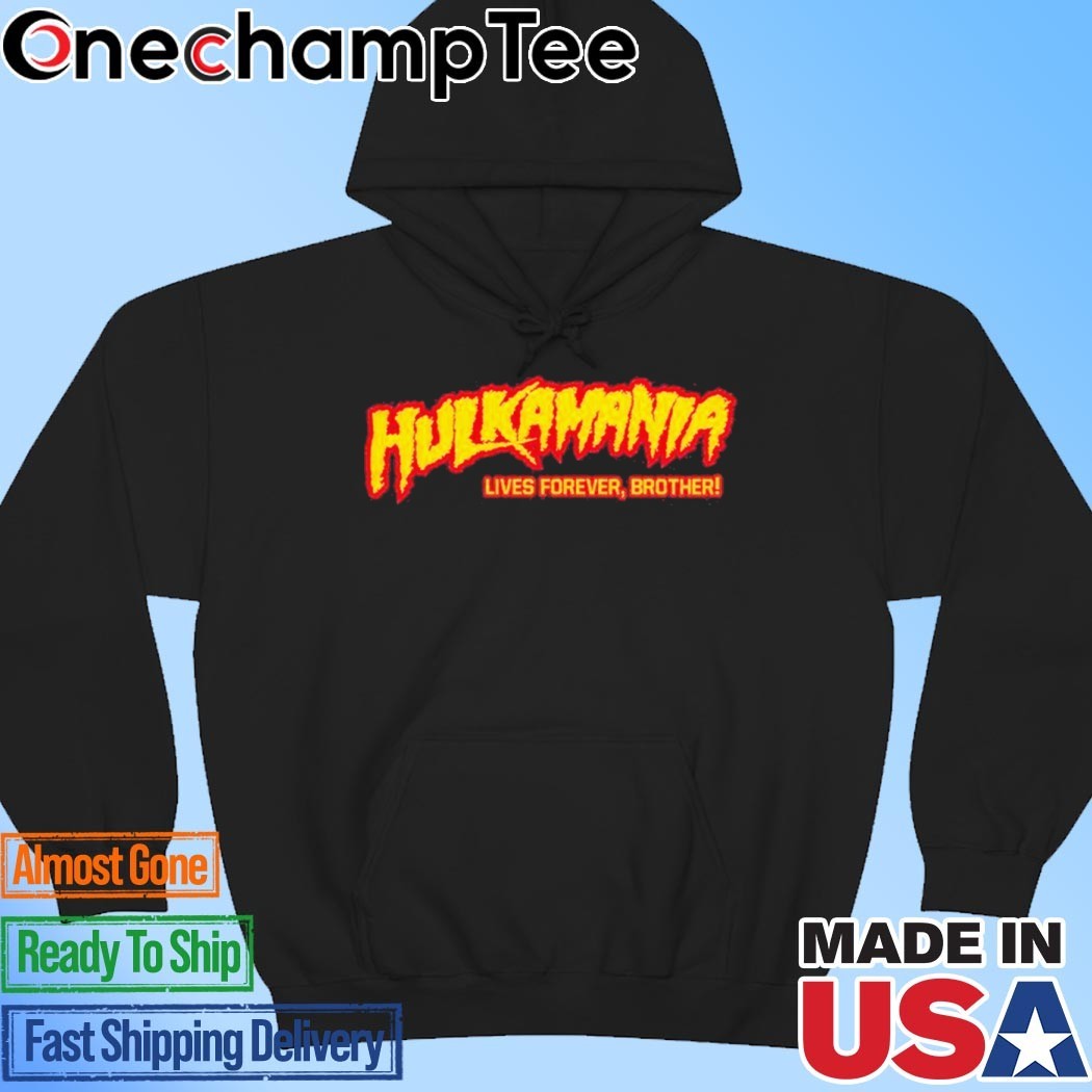 Original Hulk Hogan Rip Hulkamania Lives Forever Brother T-Shirt ...
