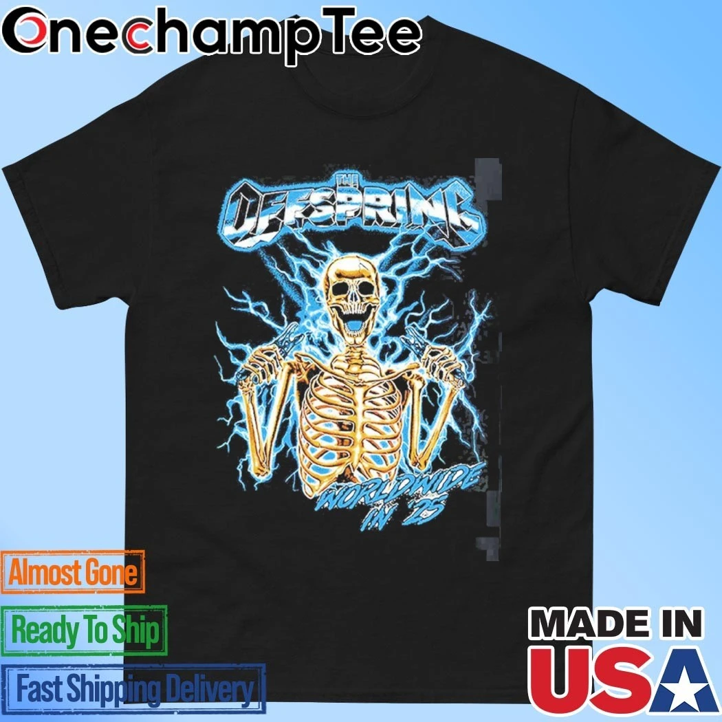Original The Offspring Spark Plug Skeleton 2025 Tour T-Shirt, hoodie ...