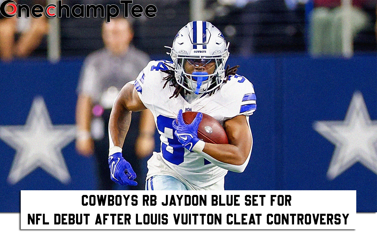 Cowboys RB Jaydon Blue Set for NFL Debut After Louis Vuitton Cleat ...