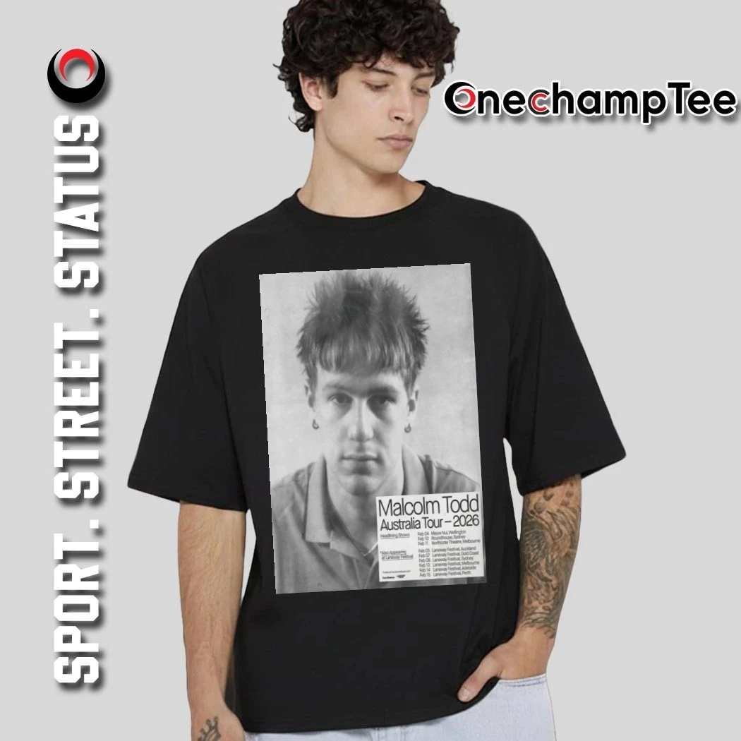 Official Malcolm Todd Australian Concert Series 2026 Poster Shirt ...